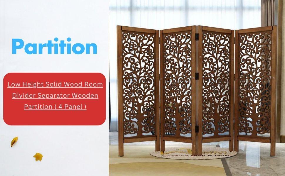 Wooden Handicrafts Partition Wooden Room Divider (Mango Wood) — Wooden ...