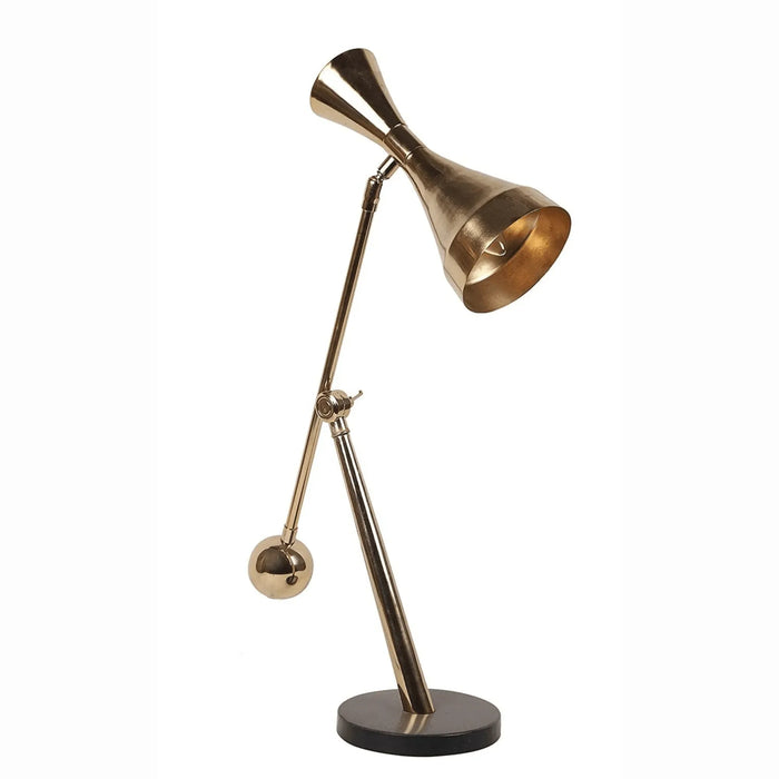 Buy Wooden Twist Metal Madeline Study Table Lamp Online at uae — Wooden ...